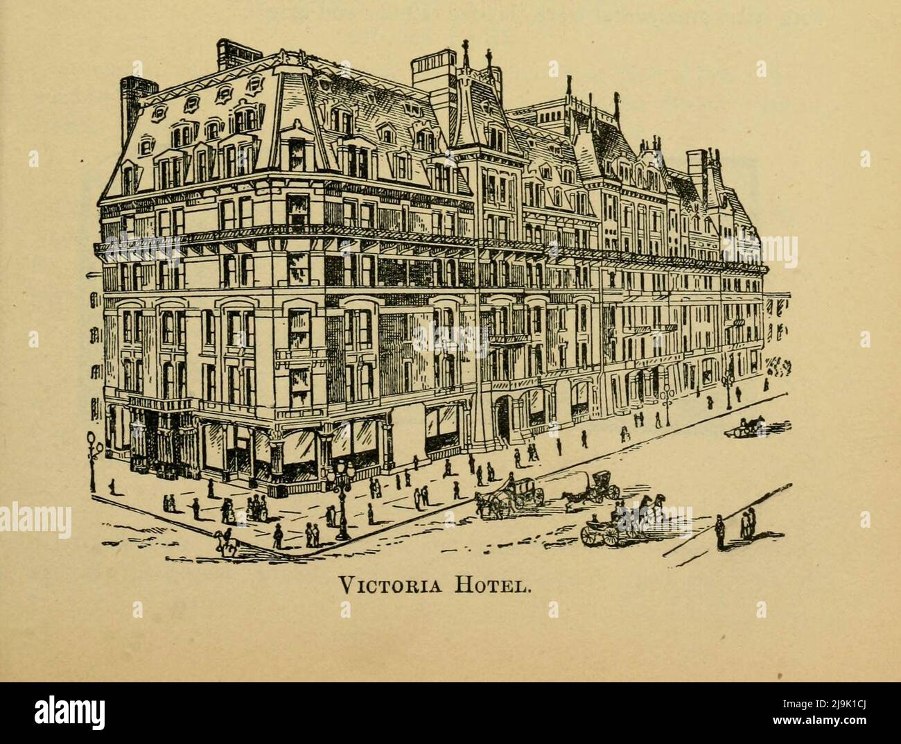 Victoria Hotel 1889 From the guidebook ' Illustrated New York city and ...