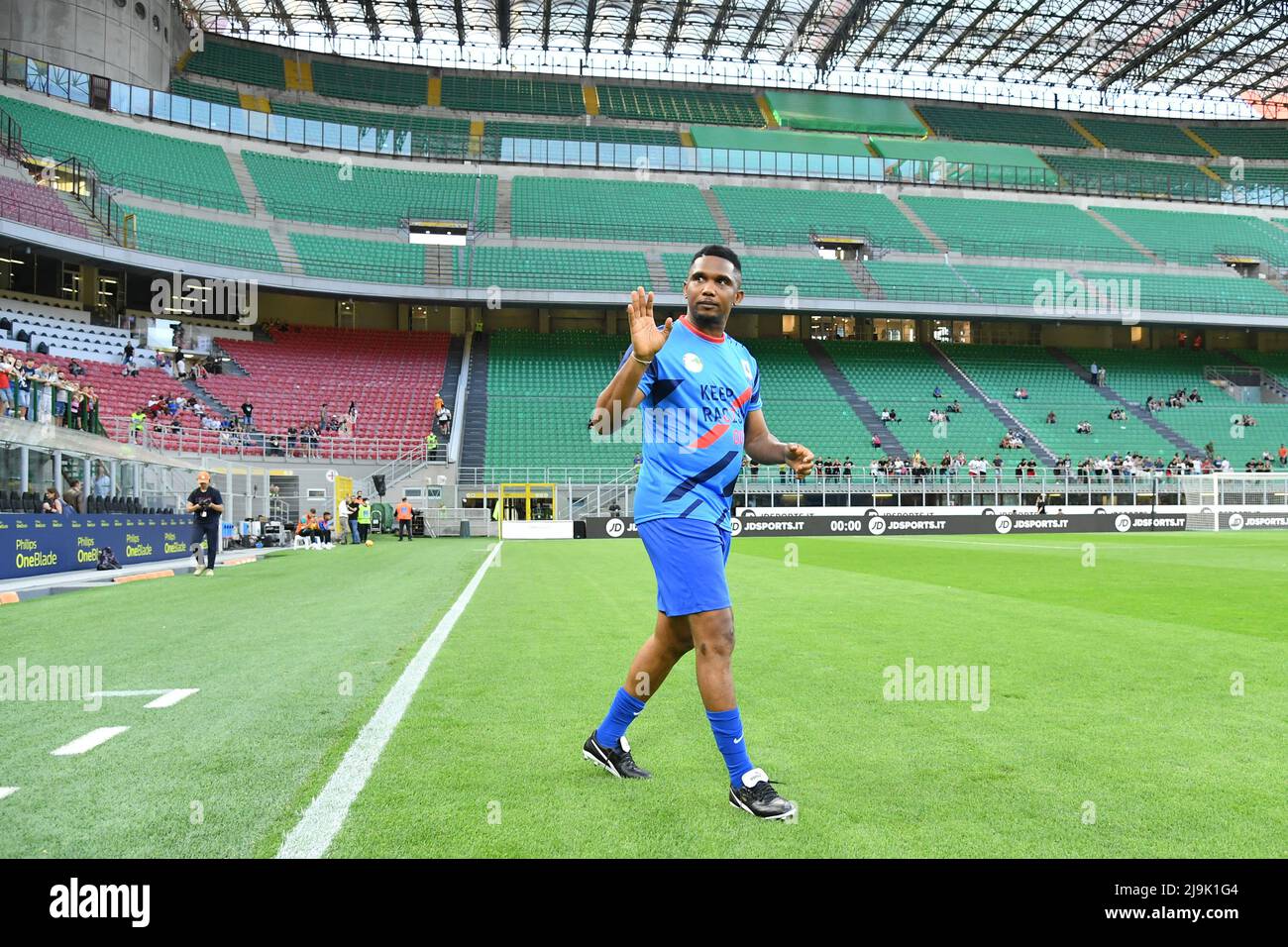 Samuel Eto'o Integration Heroes The Match San Siro Stadium Milan, Italy ...