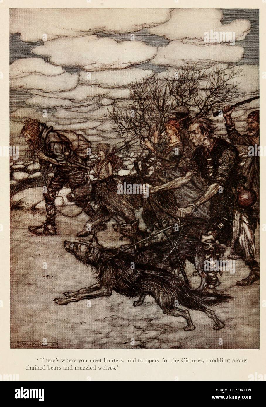 There's where you meet hunters, and trappers for the Circuses, prodding ...