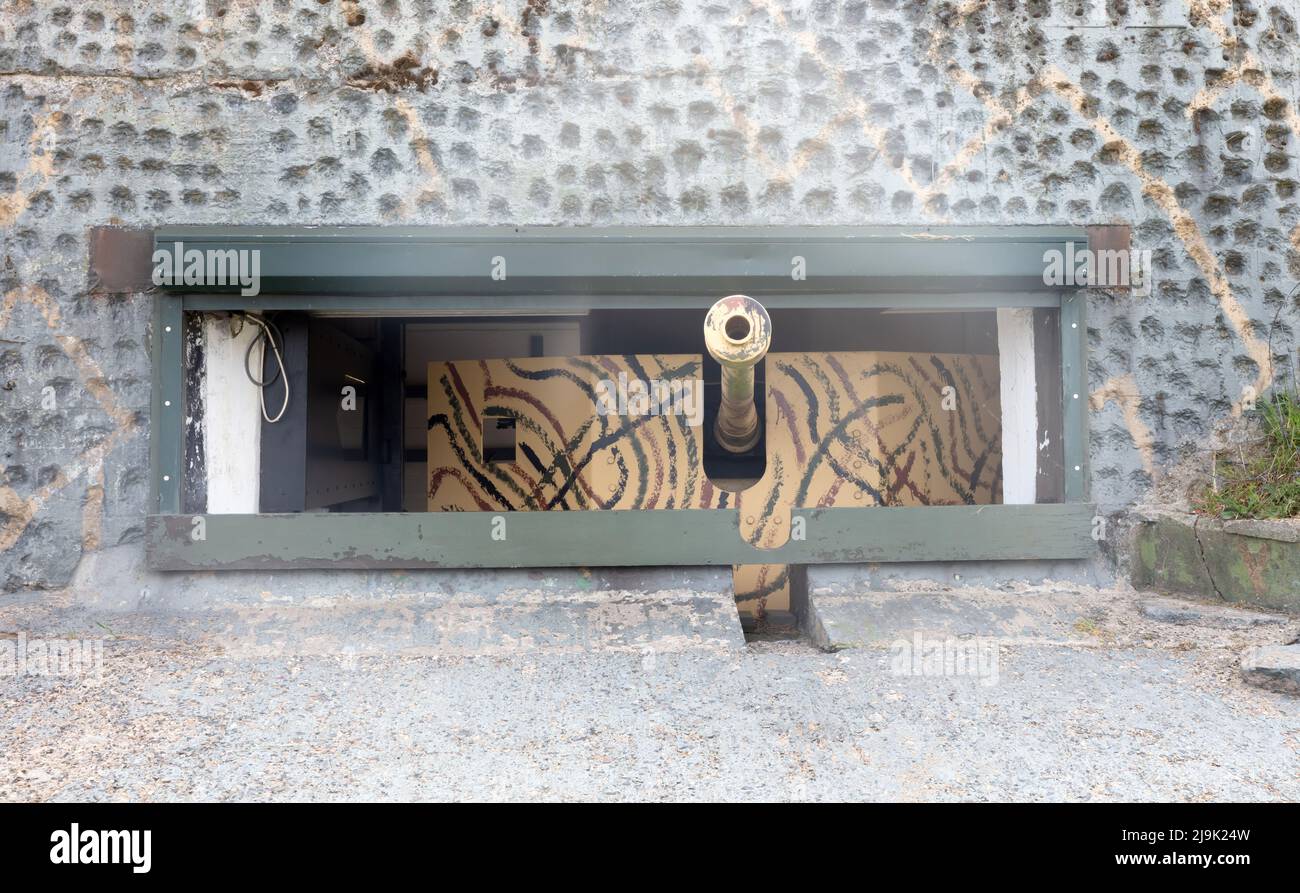 An old bunker from WW2, used by the dutch and the germans Stock Photo ...