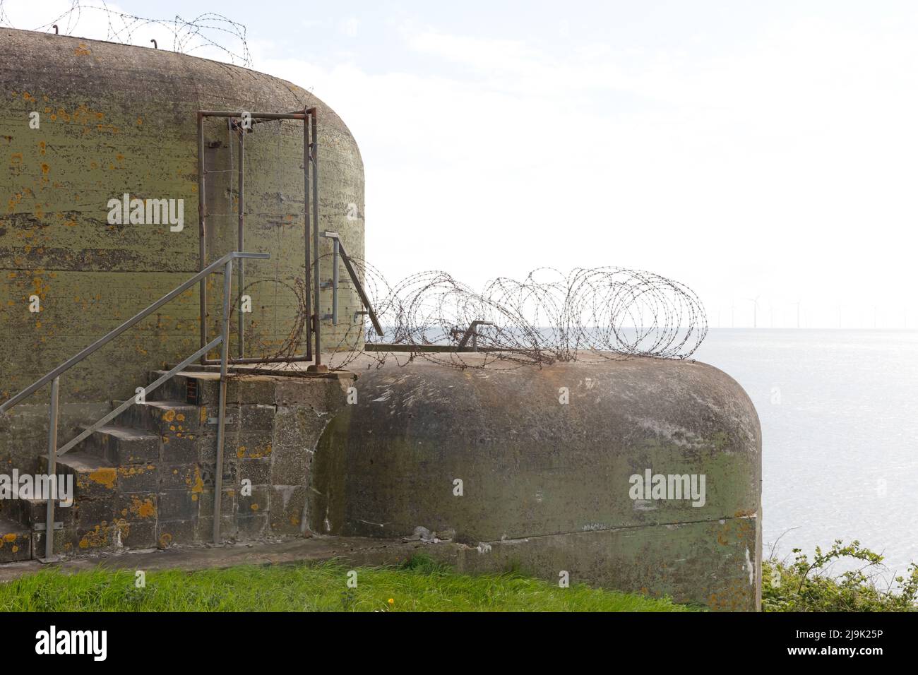 An old bunker from WW2, used by the dutch and the germans Stock Photo ...