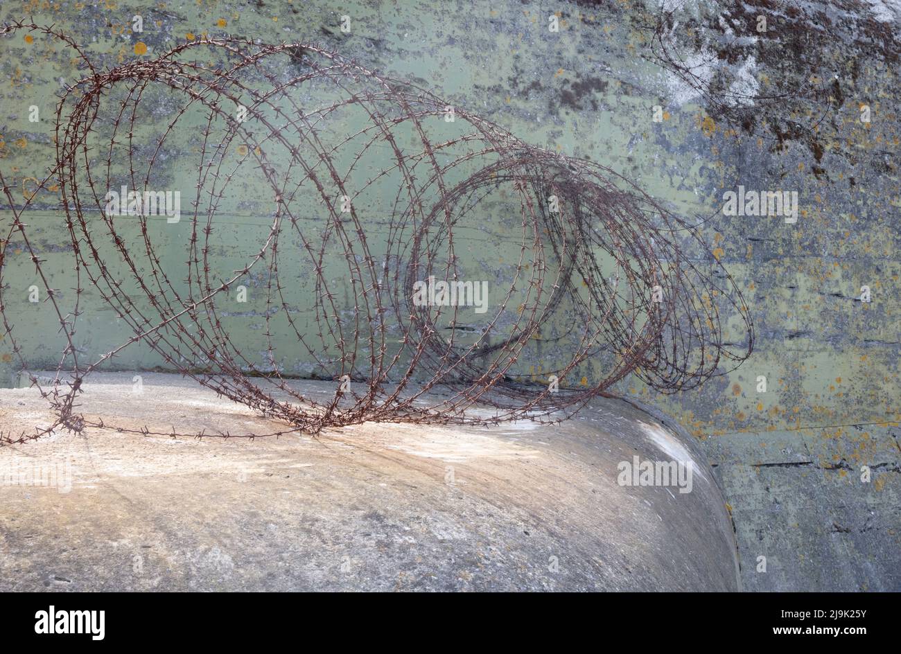 An old bunker from WW2, used by the dutch and the germans Stock Photo ...