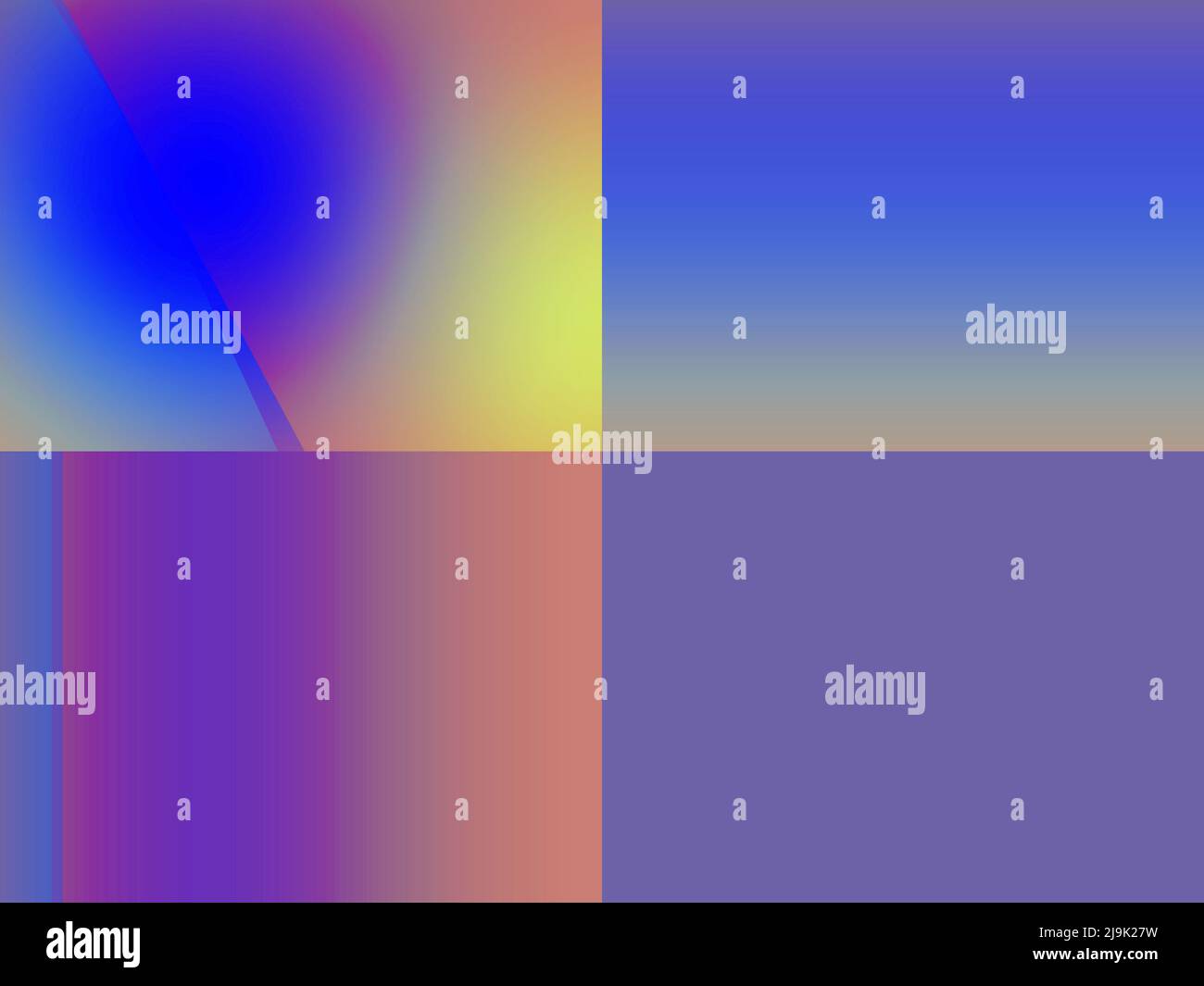 Blocks of color in blue, yellow and orange. Seamless repeating surface ...