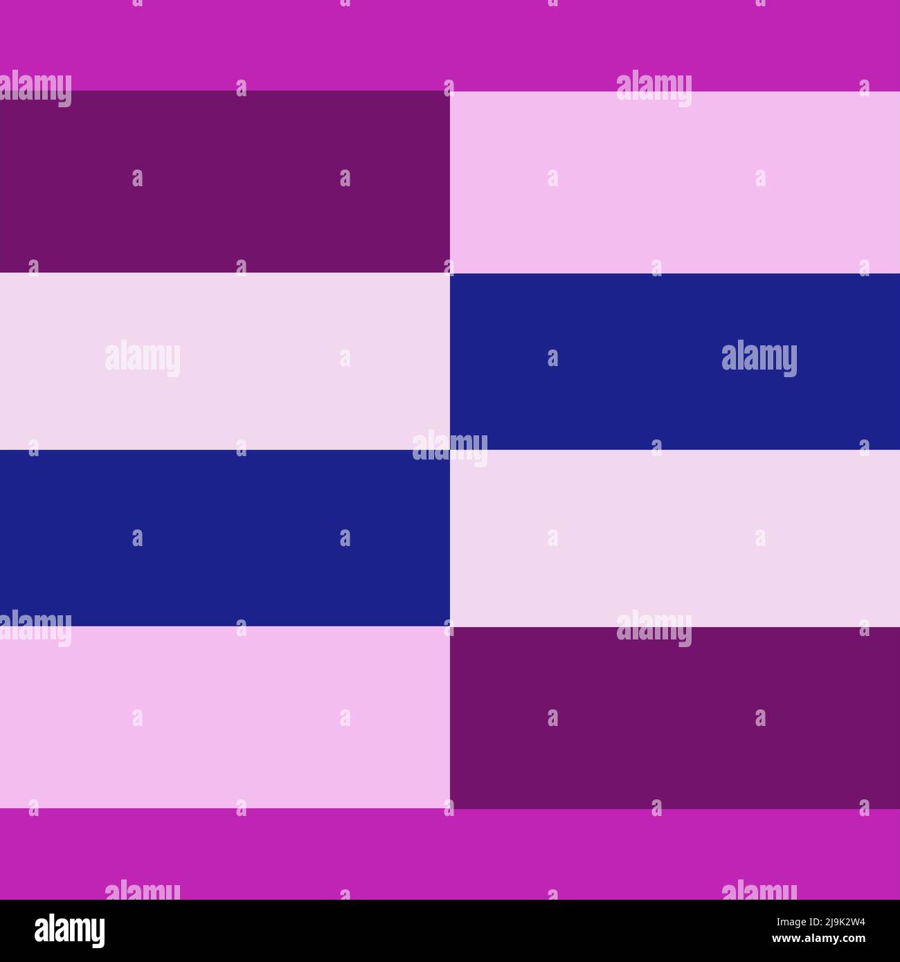 Bright and bold blocks of color in pink, purple and blue tones that ...