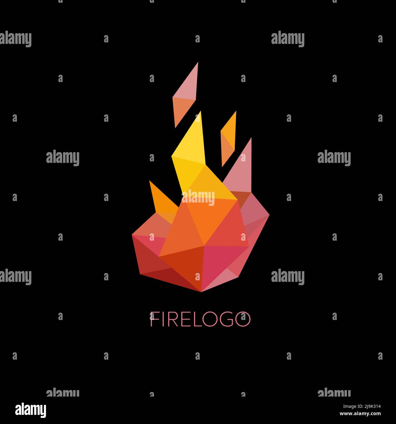 Fire logo vector design template. Graph symbol for your web site and ...