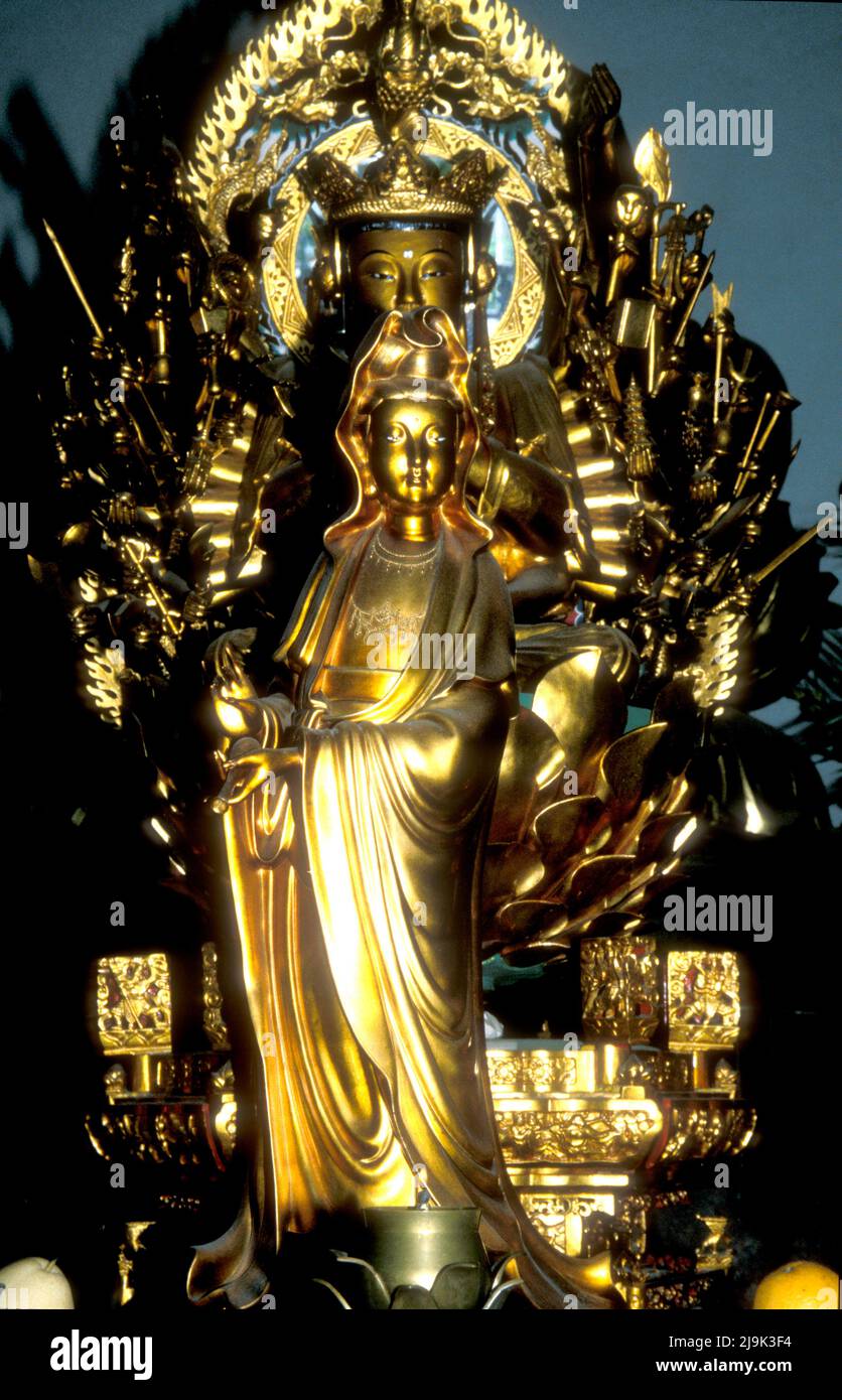 Kannon is a female bodhisattva ( revered Buddhist figure on the path to ...