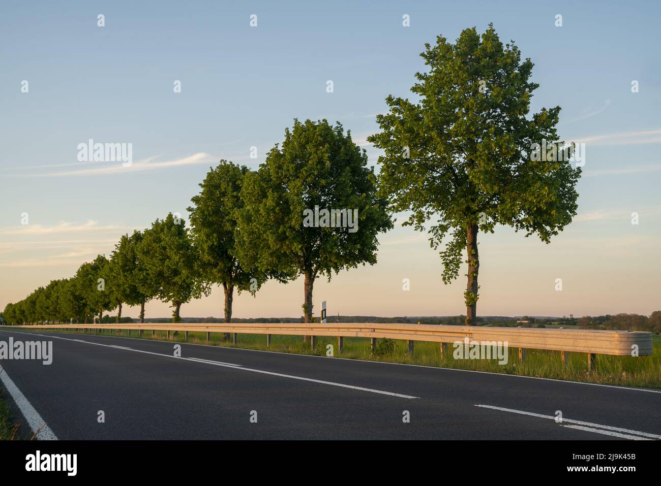 Spring natural landscape road hi-res stock photography and images - Alamy