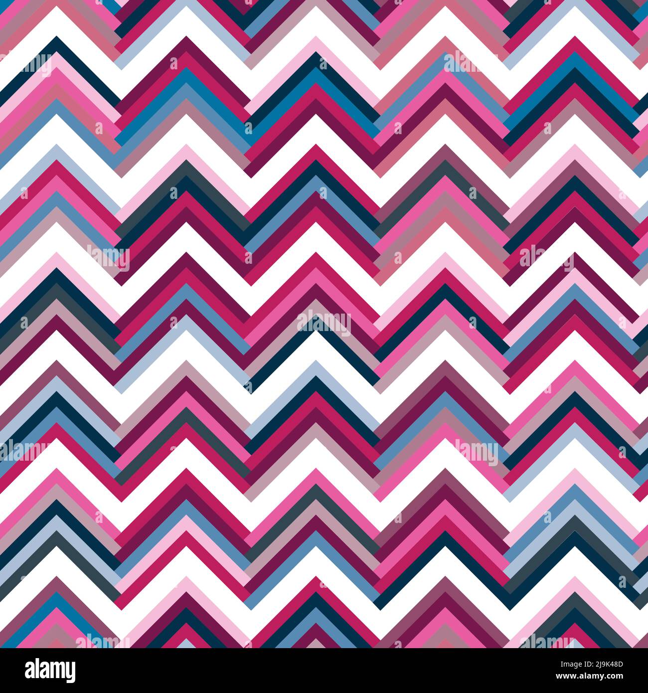 Multi Colored Chevron Pattern