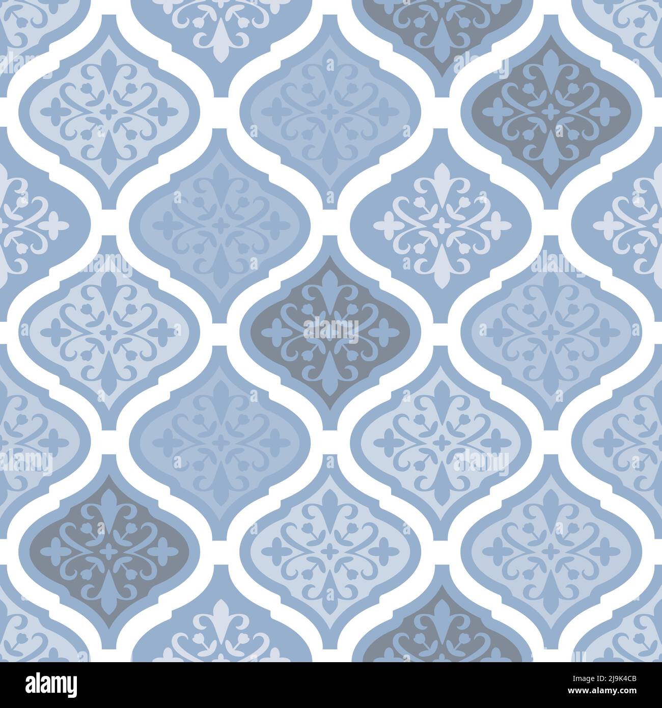 Blue white tiles on Stock Vector Images - Alamy