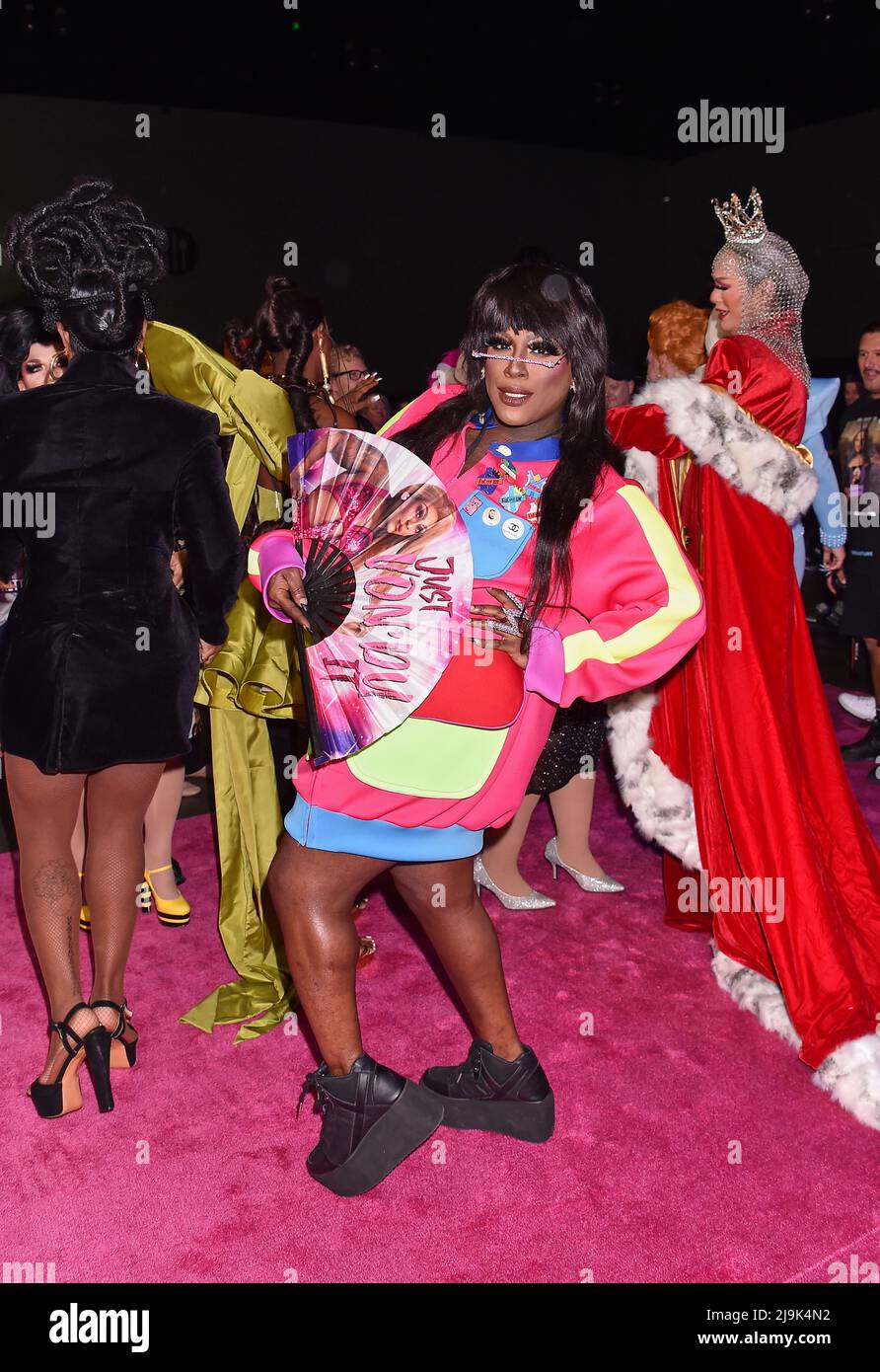 Widow Von'Du during the 2022 Rupaul DragCon, Day 1, held at the LA ...