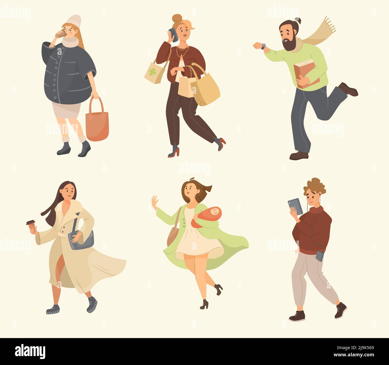 Busy Student Cartoon