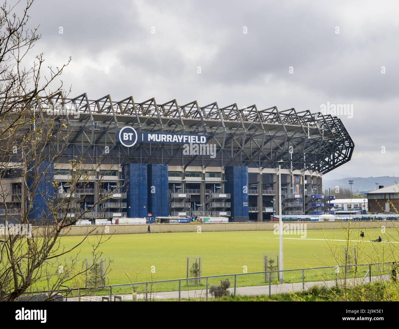 the murrayfield rugby stadium home to scottish rugby team in edinburgh ...