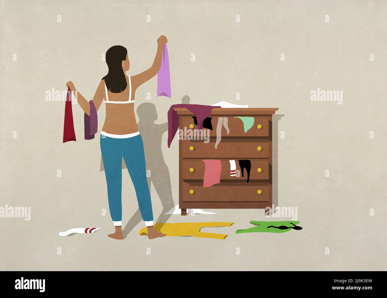 Messy dresser hi-res stock photography and images - Alamy