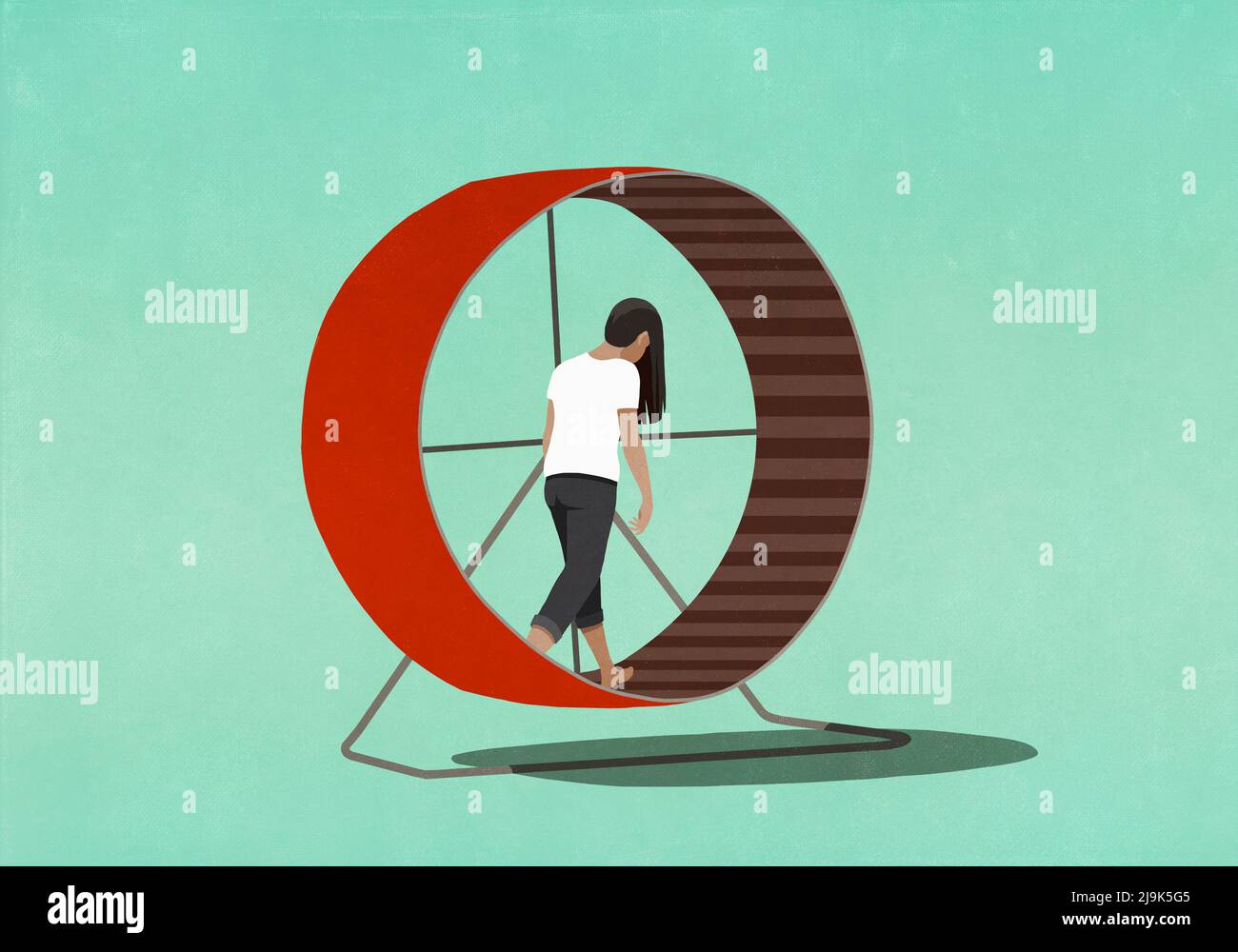 Hamster wheel person hi-res stock photography and images - Alamy