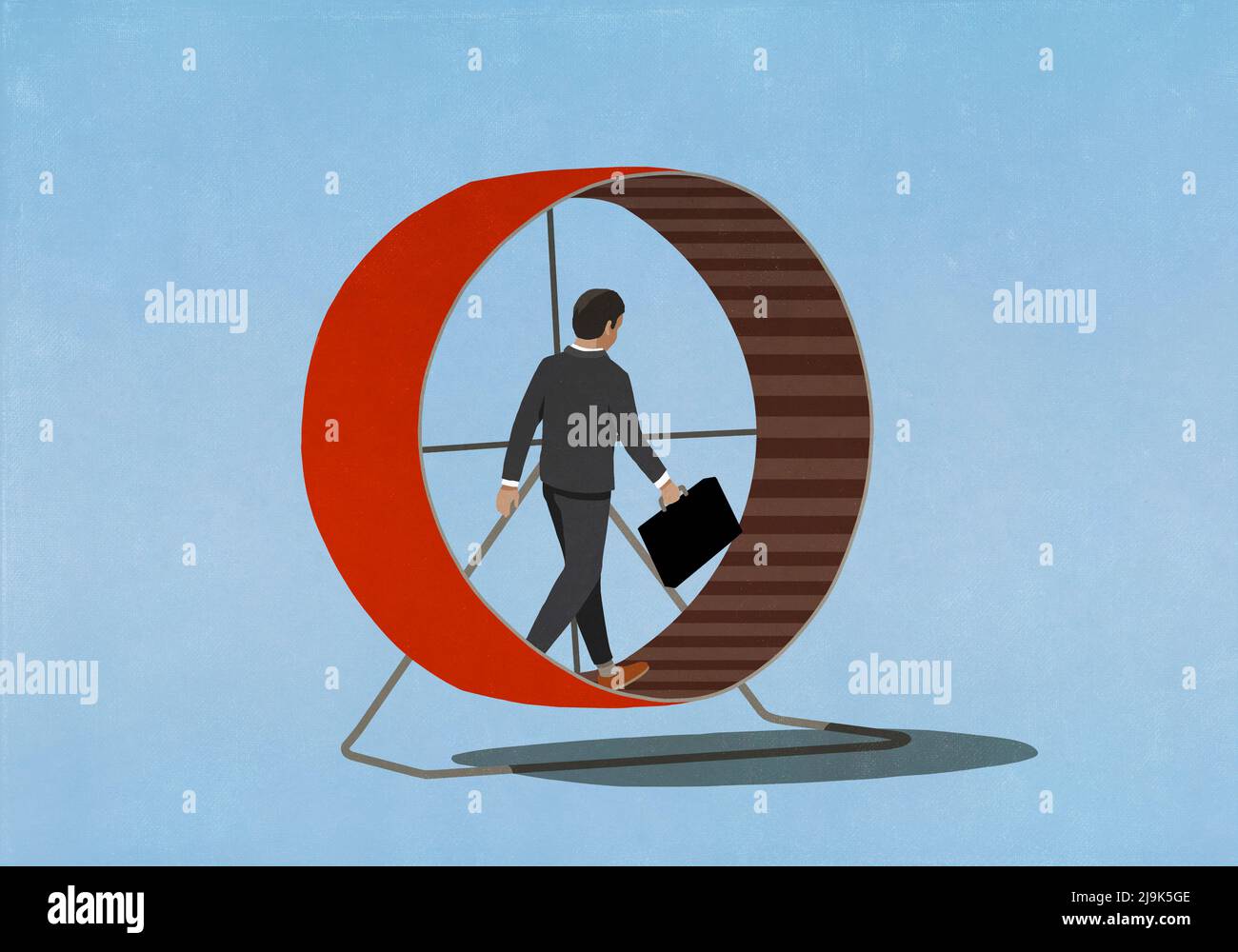 Man in hamster wheel hi-res stock photography and images - Alamy