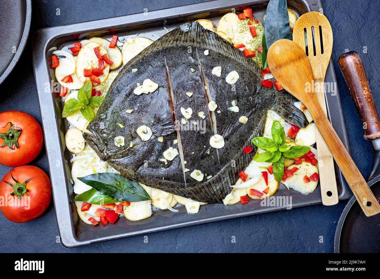Turbot fish hi-res stock photography and images - Alamy