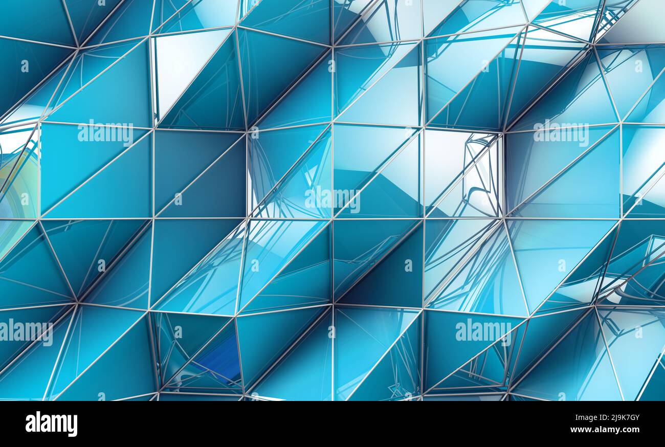 Blue squared and blocks background geometric design. Abstract textured ...
