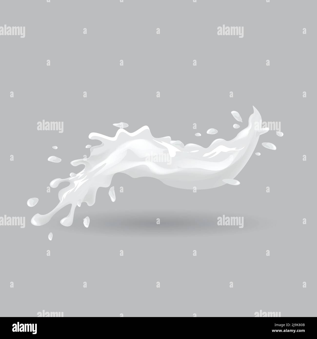 Realistic 3d milk splash for your ad design Stock Vector Image & Art ...