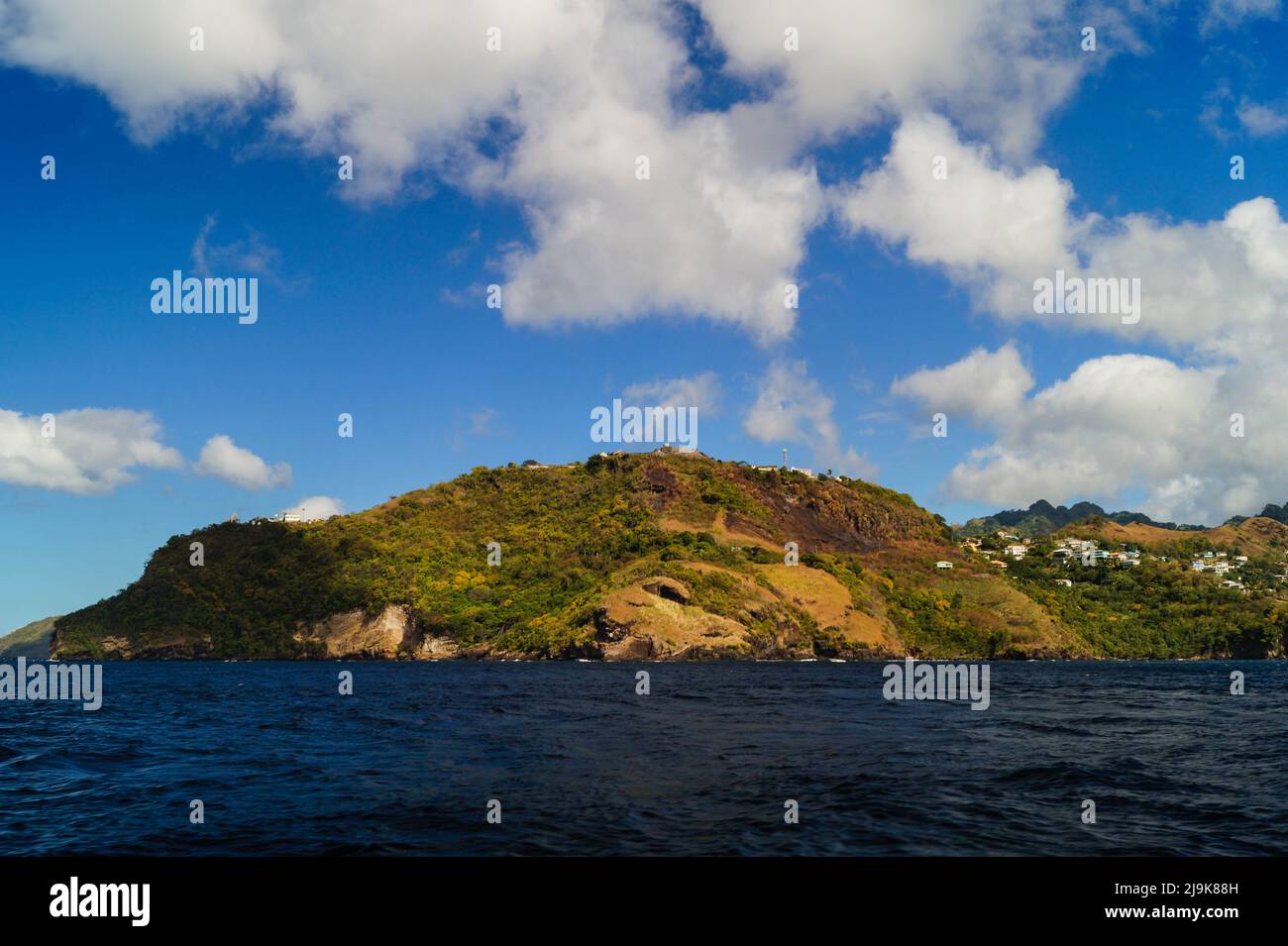 Wallilabou Bay Saint Vincent and the Grenadines in the caribbean sea ...