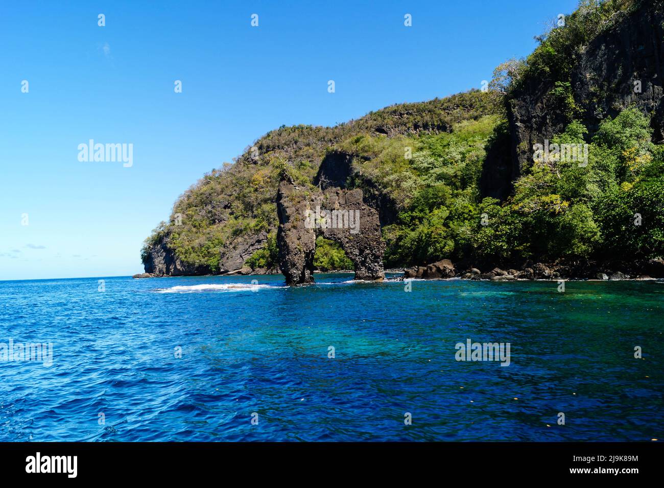 Wallilabou Bay Saint Vincent and the Grenadines in the caribbean sea ...