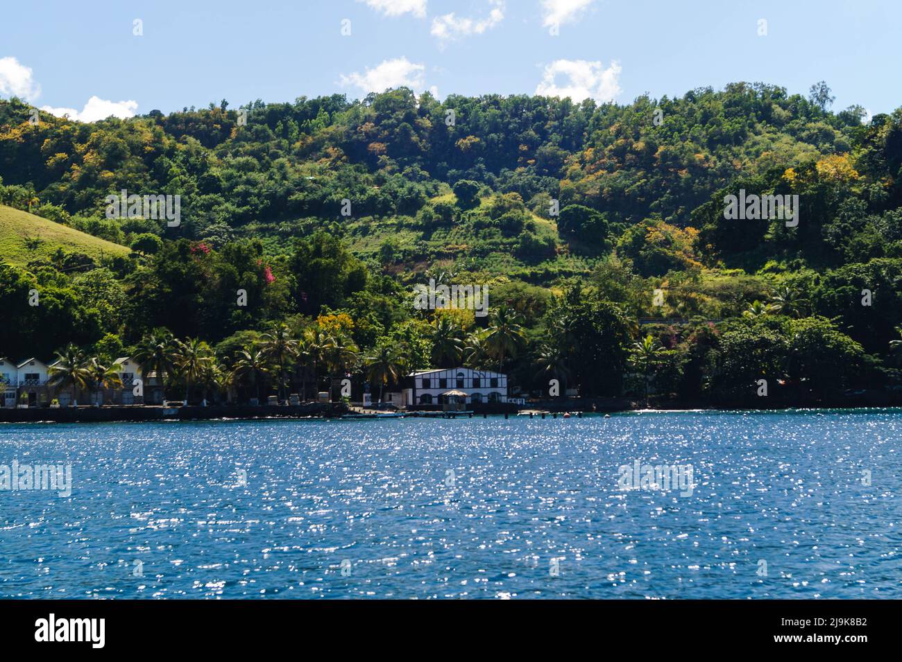 Wallilabou Bay Saint Vincent and the Grenadines in the caribbean sea ...