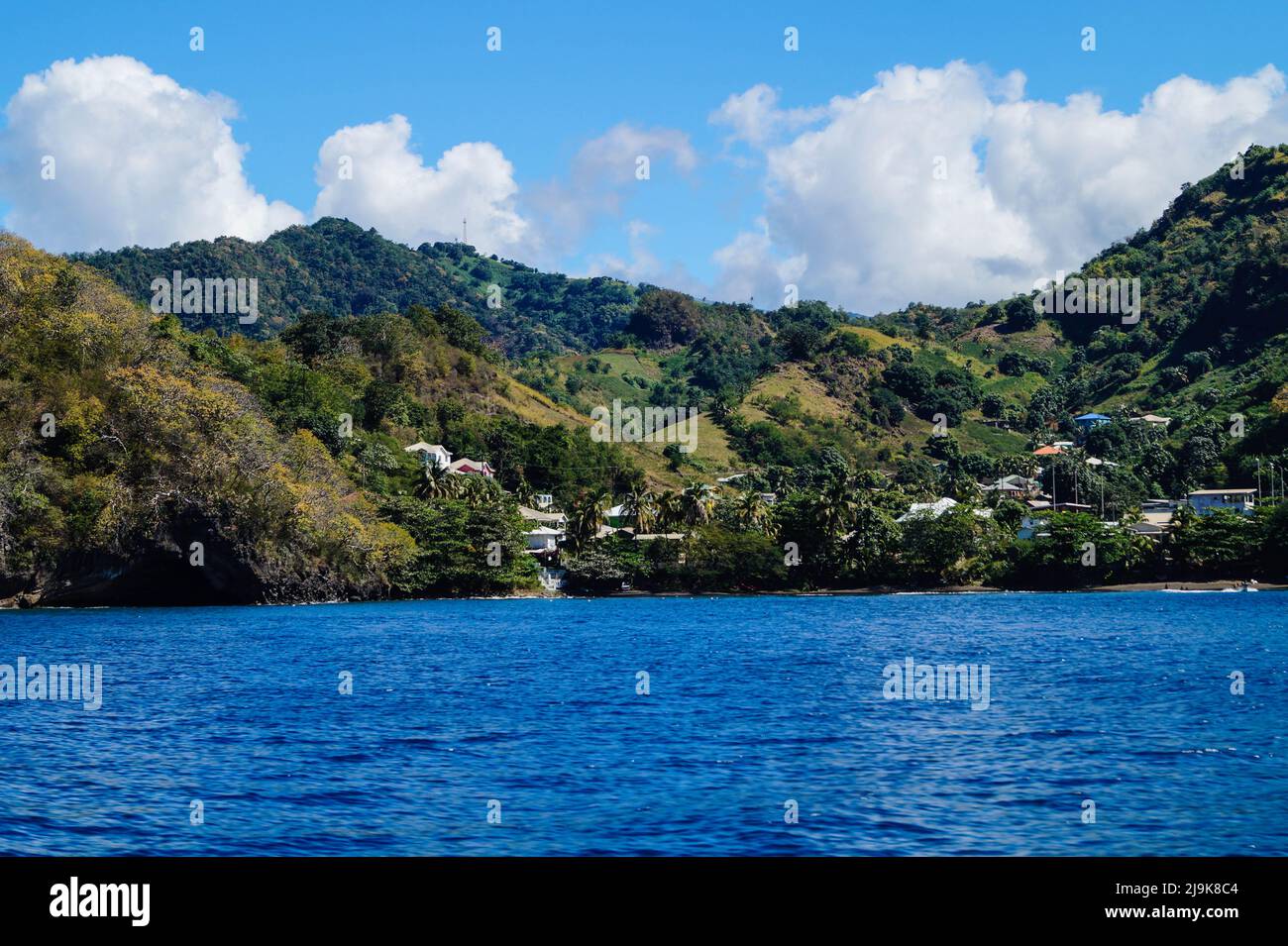 Wallilabou Bay Saint Vincent and the Grenadines in the caribbean sea ...