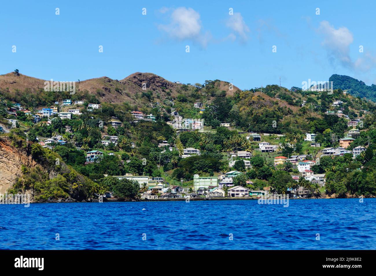 Wallilabou Bay Saint Vincent and the Grenadines in the caribbean sea ...