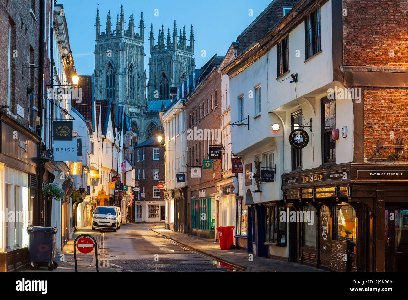 Dawn on Low Petergate in York, North Yorkshire, England Stock Photo - Alamy