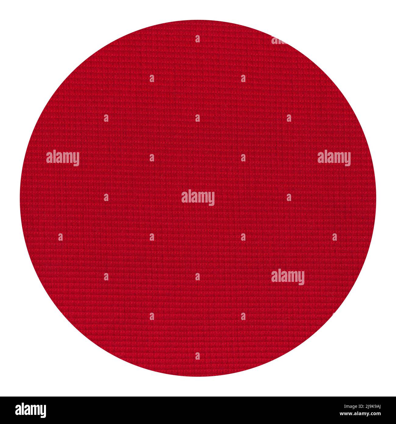 Red color round textile texture coarse fabric, high quality blue fabric ...