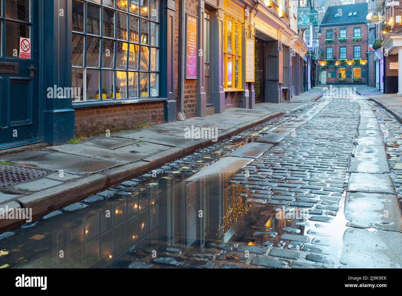 Morning on Grape Lane in York, North Yorkshire, England Stock Photo - Alamy