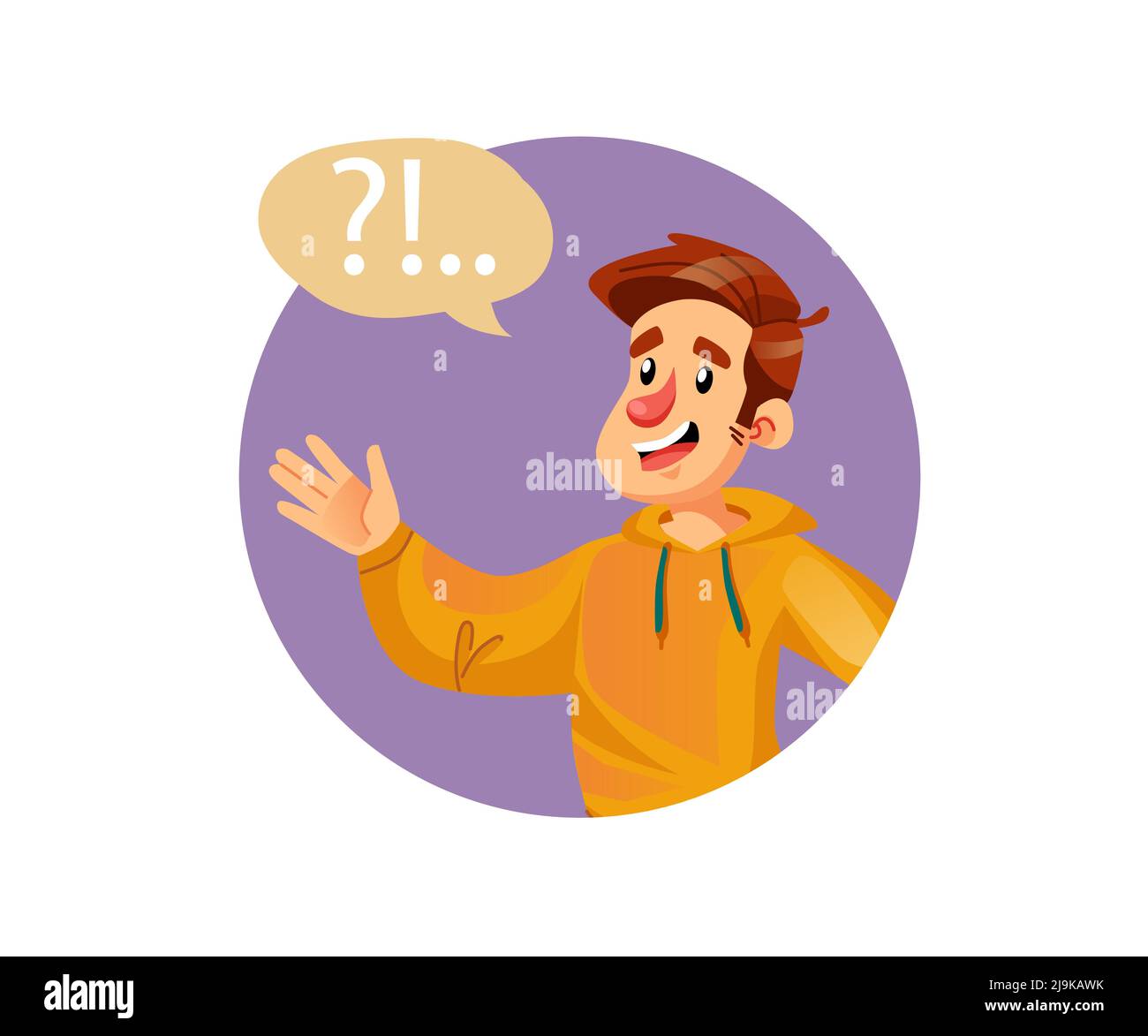 Flat cartoon happy character in joyful mood,positive emotions vector ...