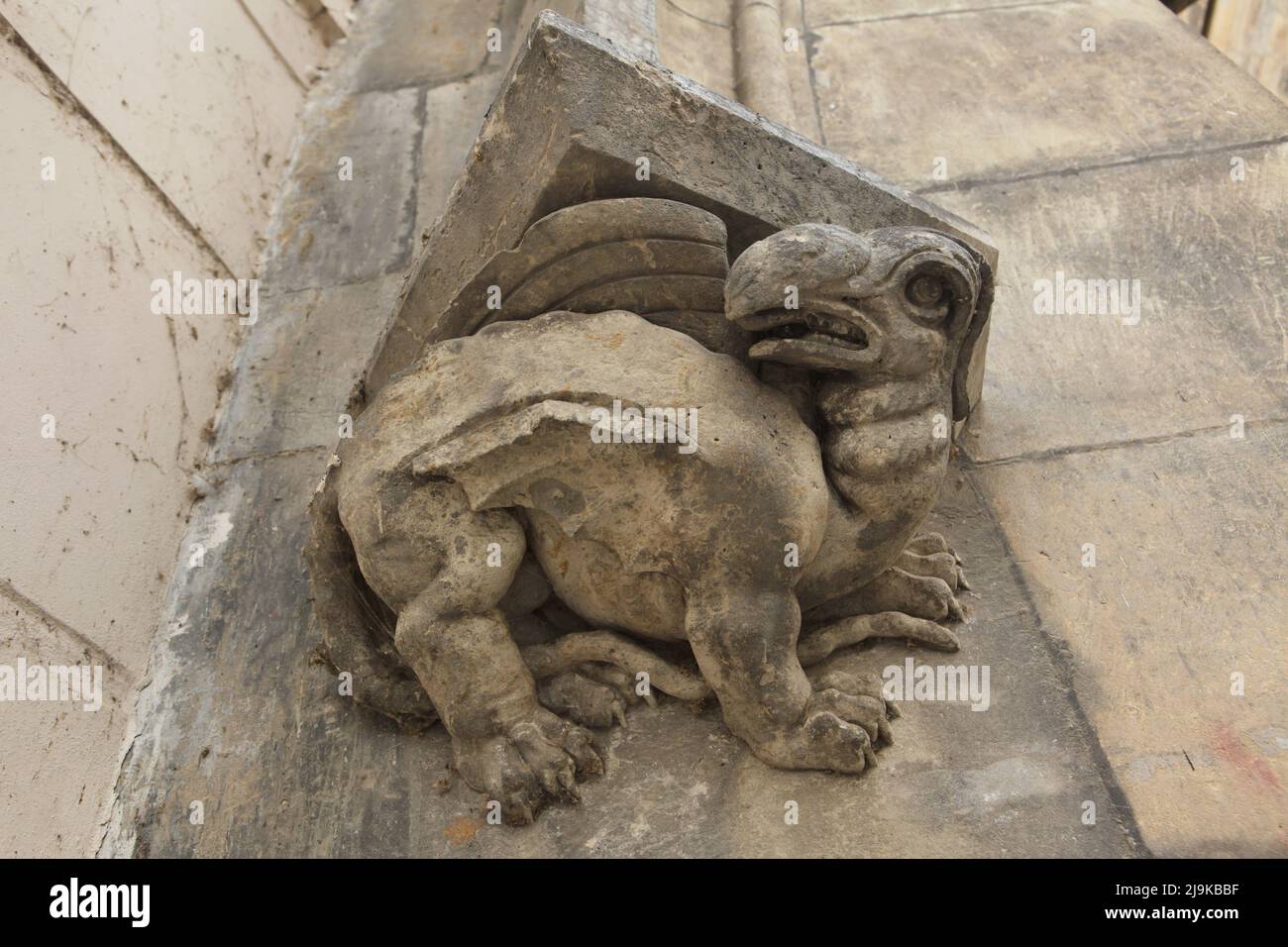Chimera depicted on the Malá Strana Bridge Tower (Malostranská mostecká ...