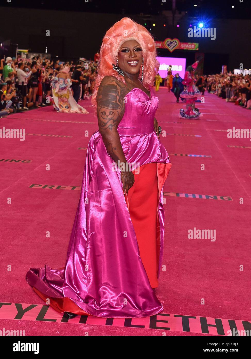 Widow Von'Du during the 2022 Rupaul DragCon, Day 1, held at the LA ...