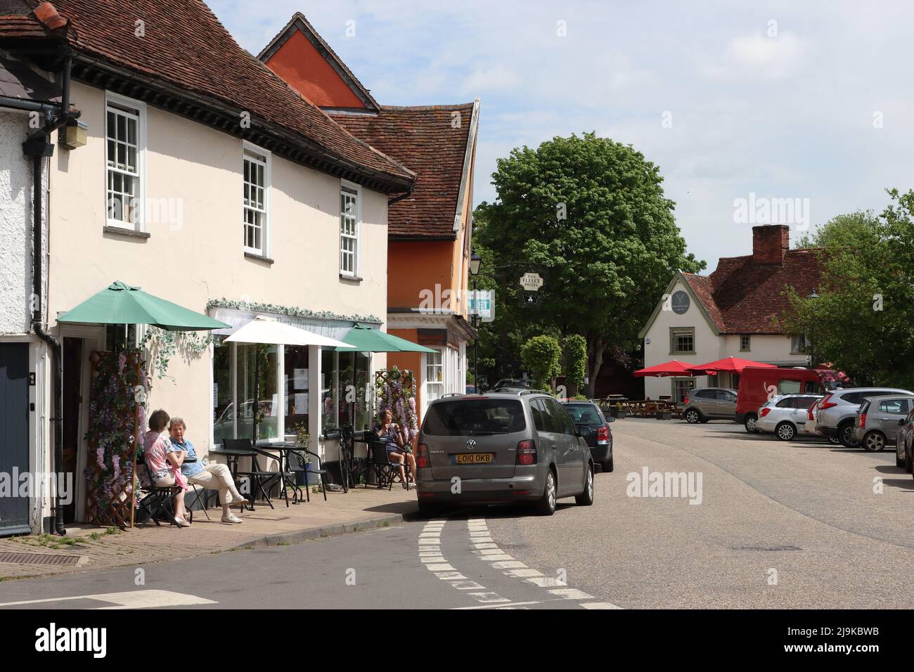 Box River Café, Broad Street, Boxford, Suffolk, UK Stock Photo - Alamy
