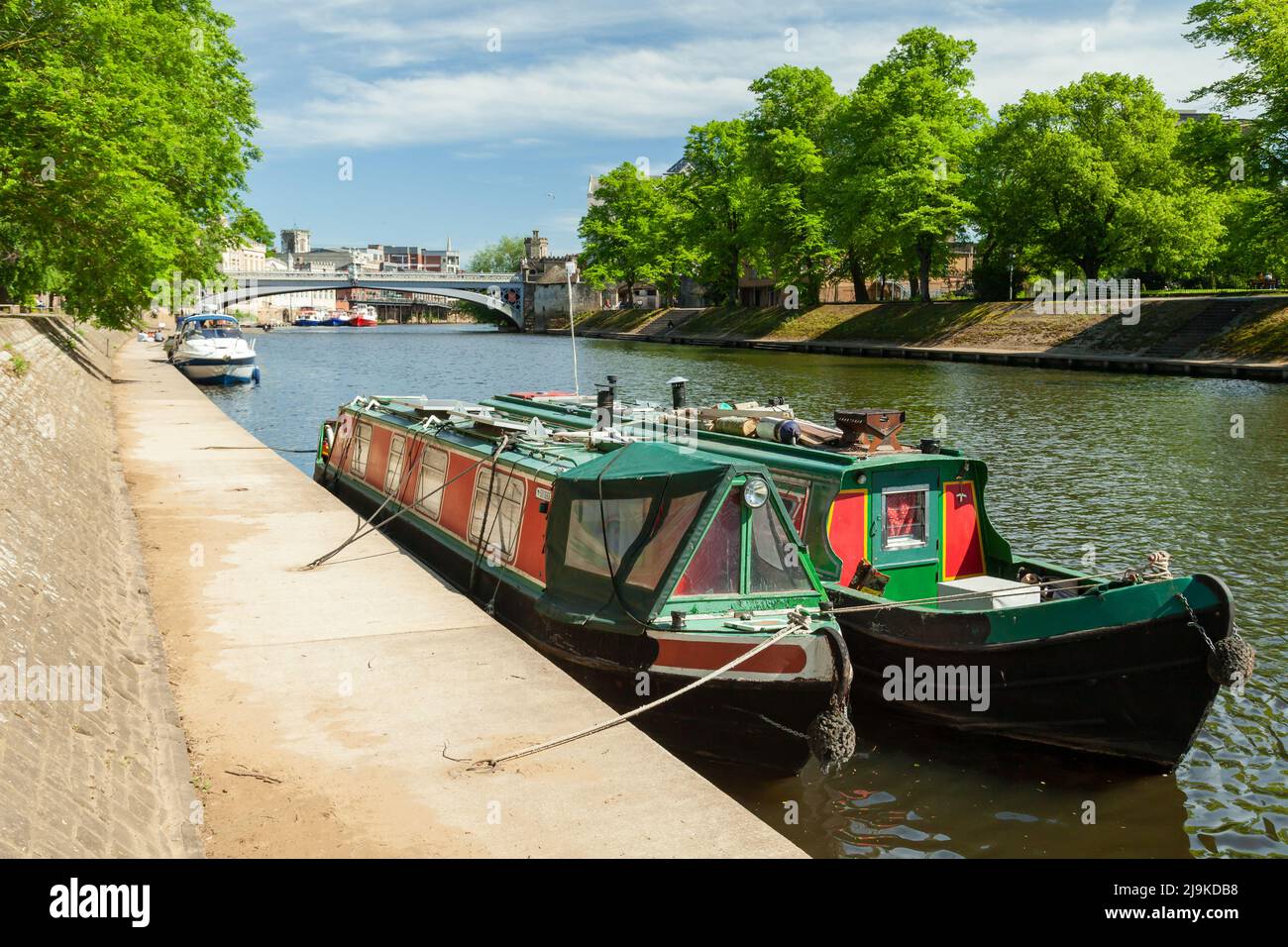 Narrow boat on river ouse hi-res stock photography and images - Alamy