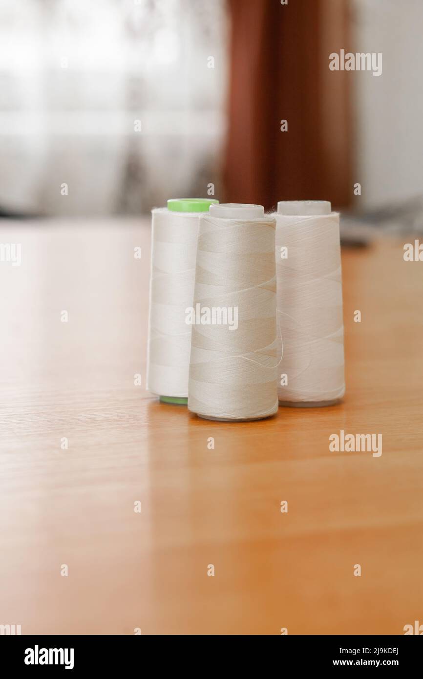 Cotton reels on sewing machine hi-res stock photography and images - Alamy