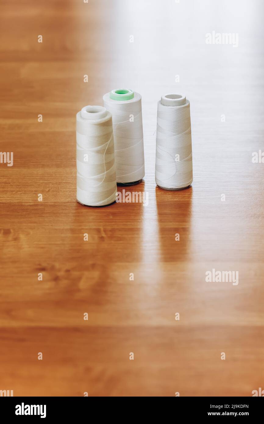 Cotton reels on sewing machine hi-res stock photography and images - Alamy