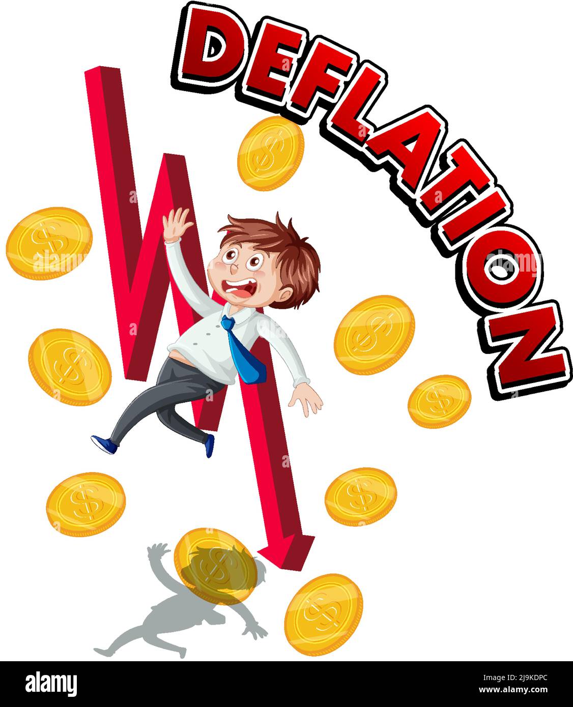 Deflation Cartoon