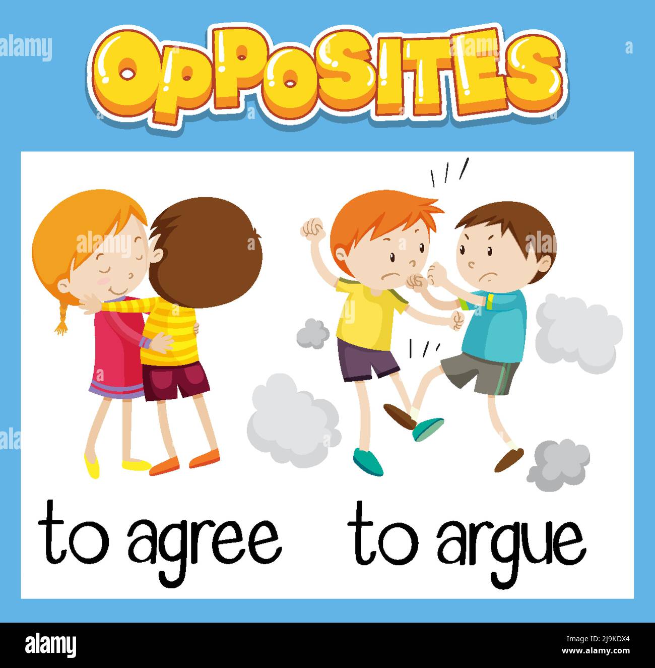 Clipart Opposite Words For Kids Opposite English Words For Kids