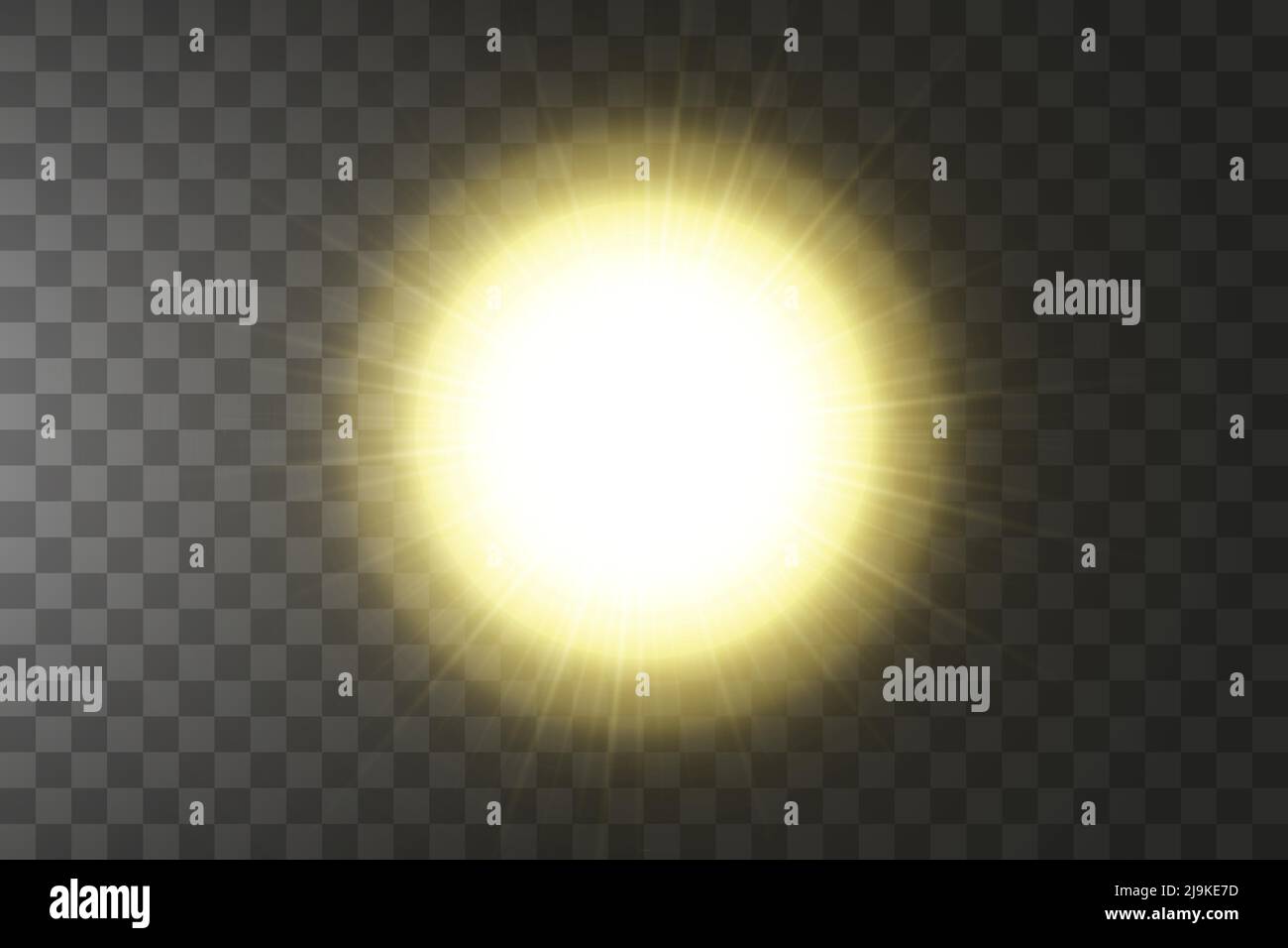 Vector transparent sunlight special lens flare light effect. Sun ...