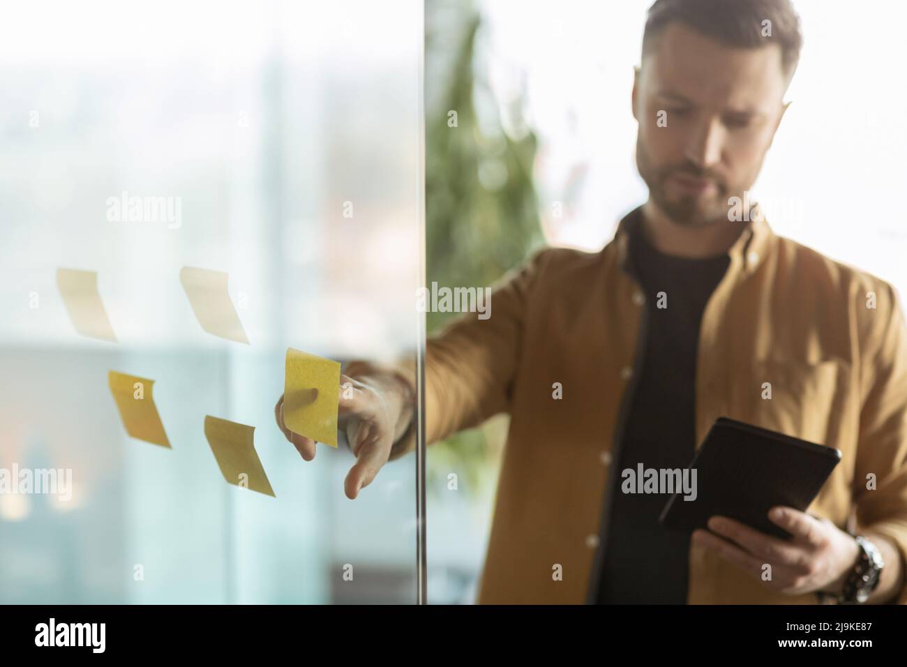 Businessman in business visualization hi-res stock photography and ...