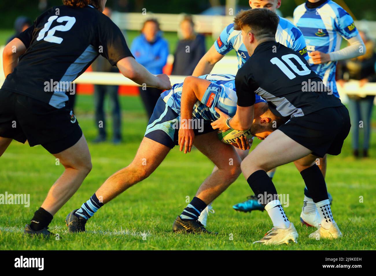 St Clears RFC Youth v Burryport RFC Youth plate final 2022 Stock Photo ...