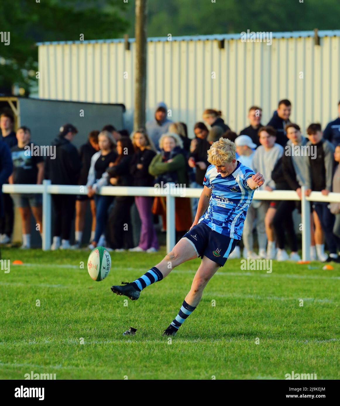 St Clears RFC Youth v Burryport RFC Youth plate final 2022 Stock Photo ...