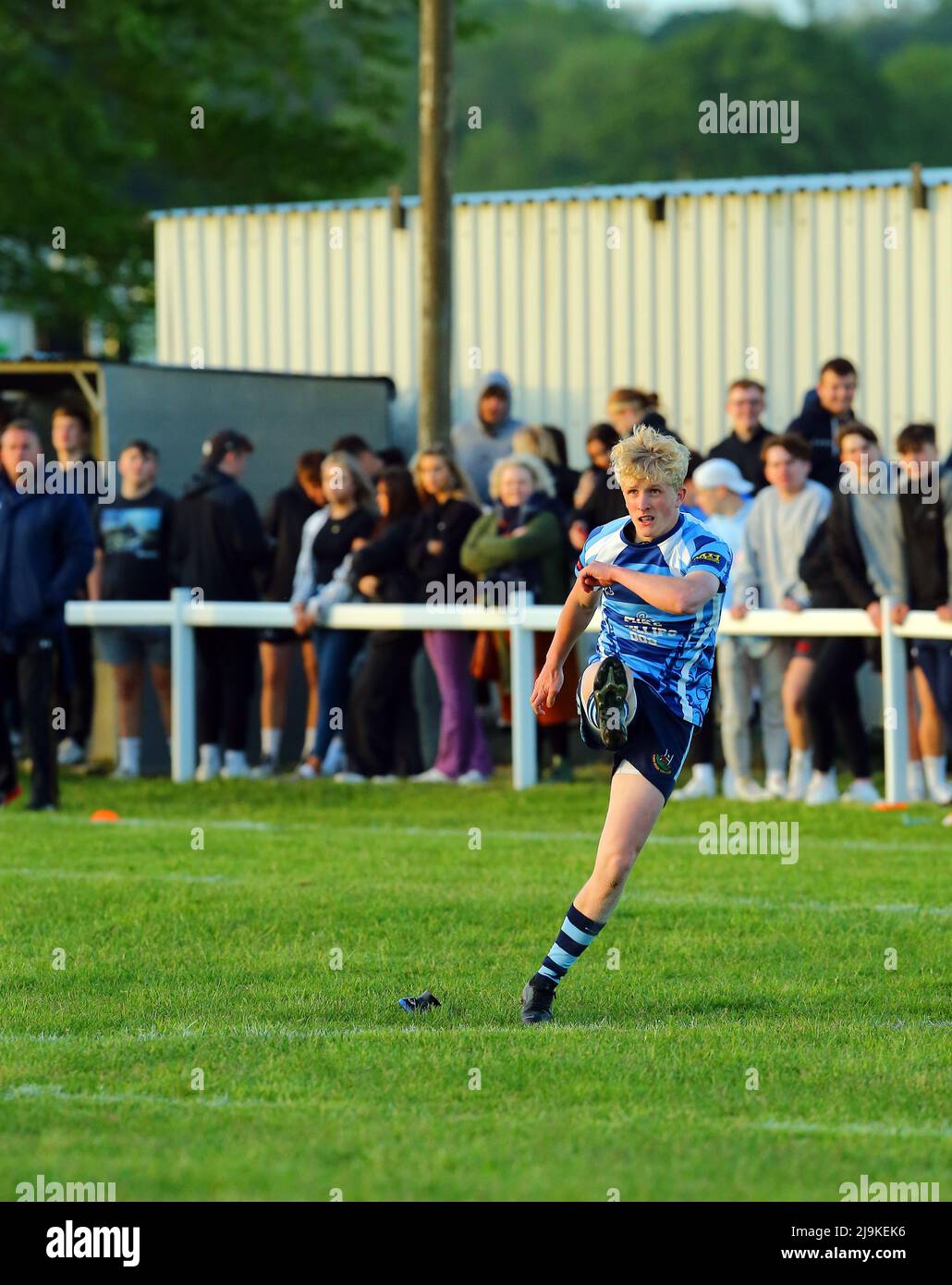 St Clears RFC Youth v Burryport RFC Youth plate final 2022 Stock Photo ...