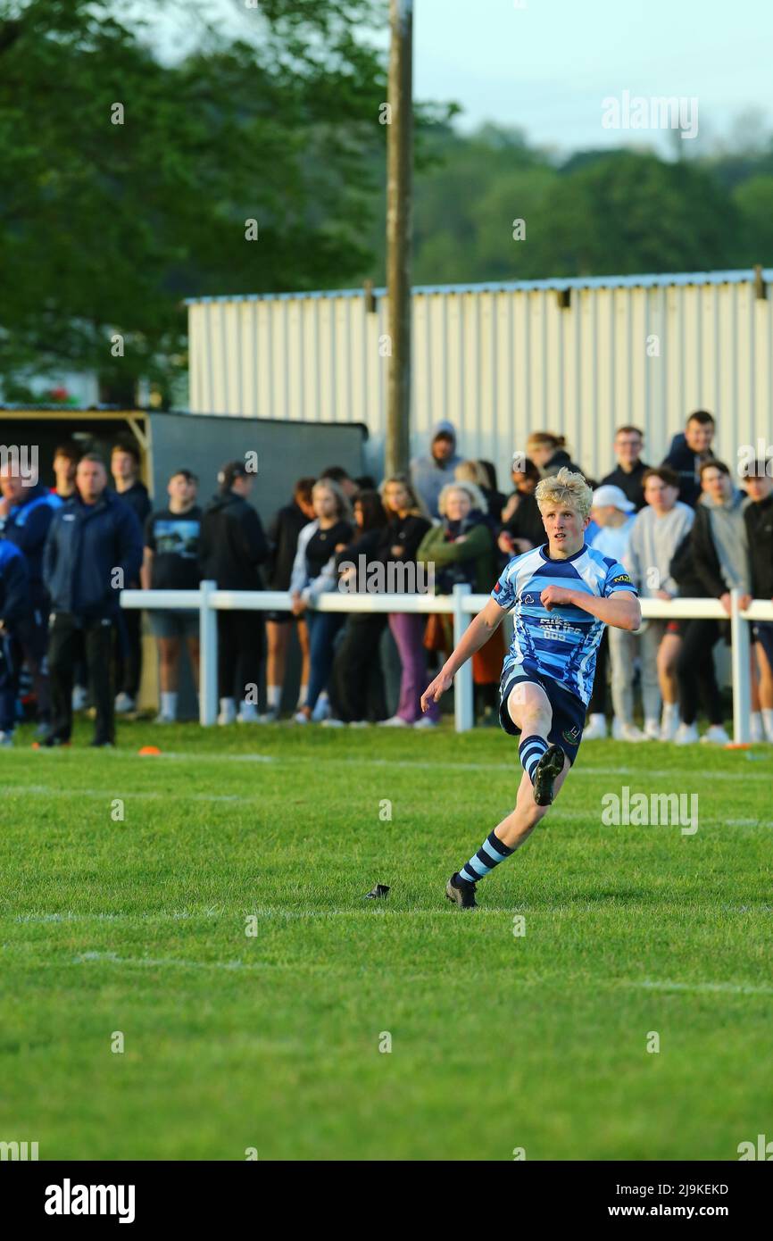 St Clears RFC Youth v Burryport RFC Youth plate final 2022 Stock Photo ...