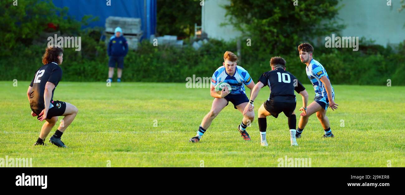St Clears RFC Youth v Burryport RFC Youth plate final 2022 Stock Photo ...