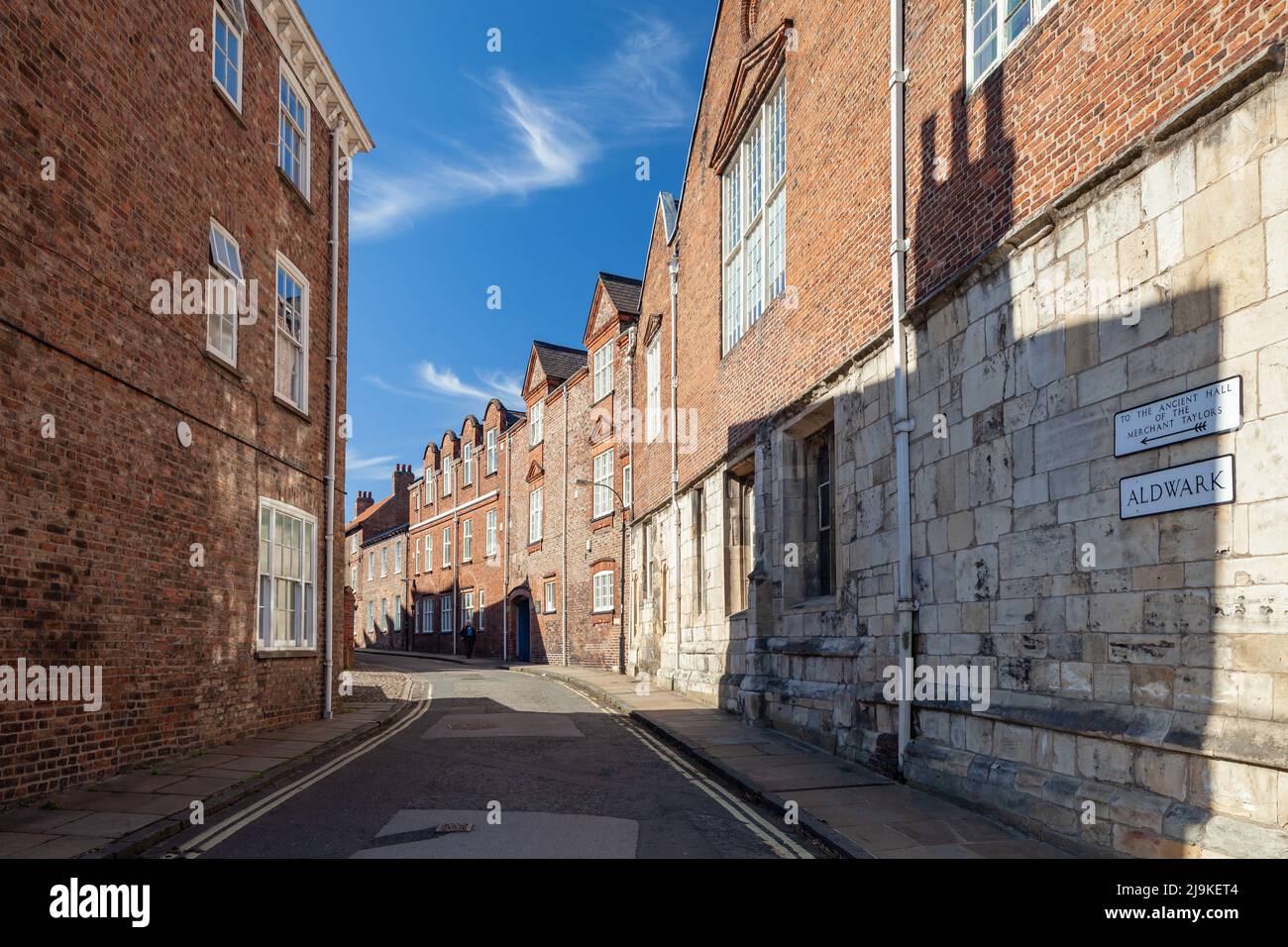 Aldwark street in York, North Yorkshire, England Stock Photo - Alamy