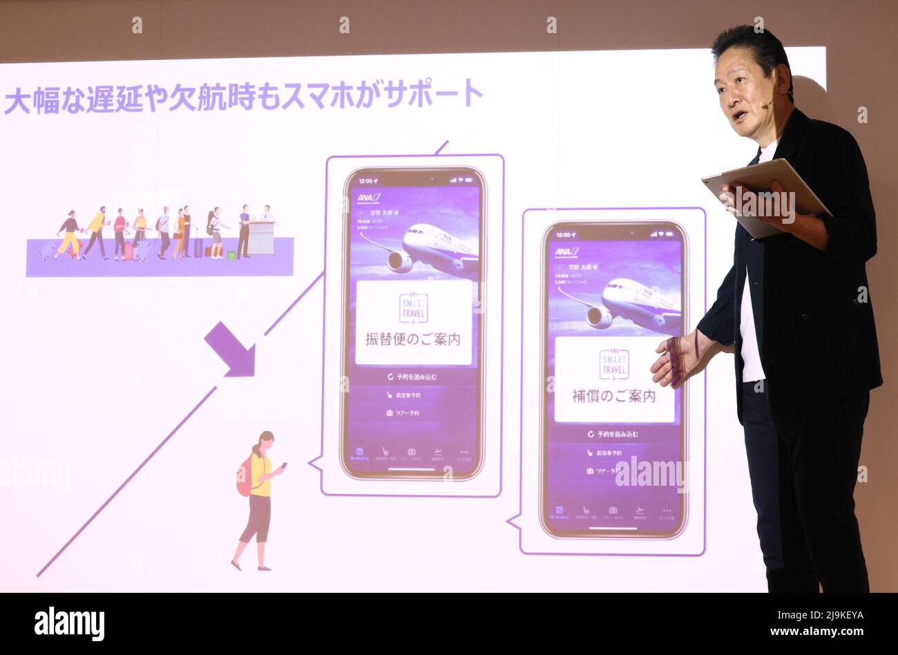 Tokyo, Japan. 24th May, 2022. Japan's largest air carrier All Nippon ...