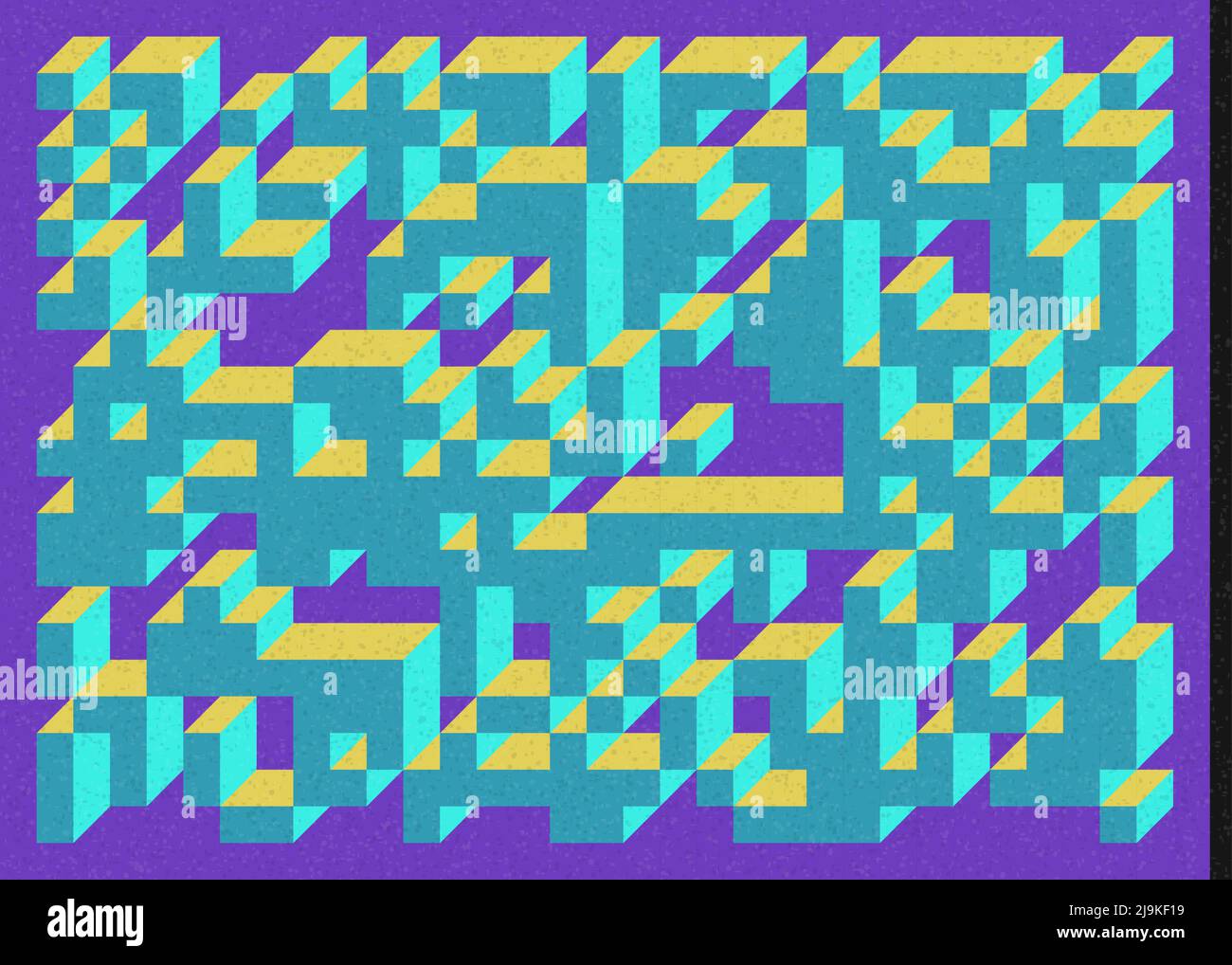 Implementation of Edward Zajec’s “Il Cubo” generative art background ...