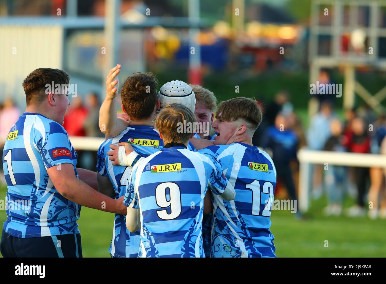 St Clears RFC Youth v Burryport RFC Youth plate final 2022 Stock Photo ...